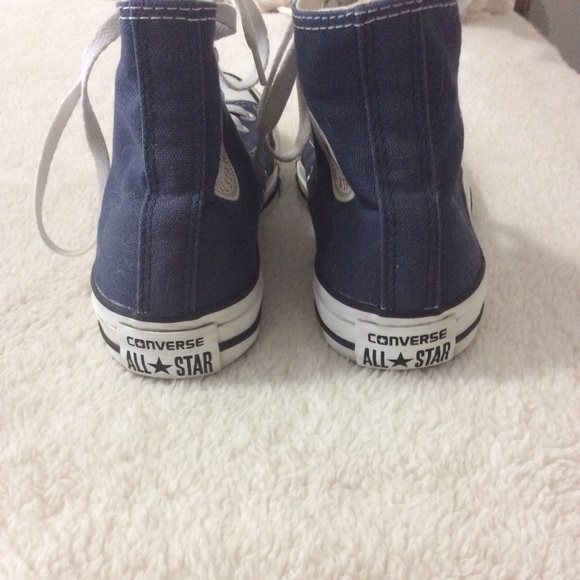 Converse | Shoes | Classic Blue Converse High Top Like New | Poshmark